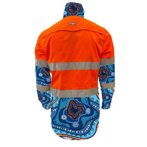 FW1107C - Custom Print Hi Vis Safety Shirts with Reflective Tape ...